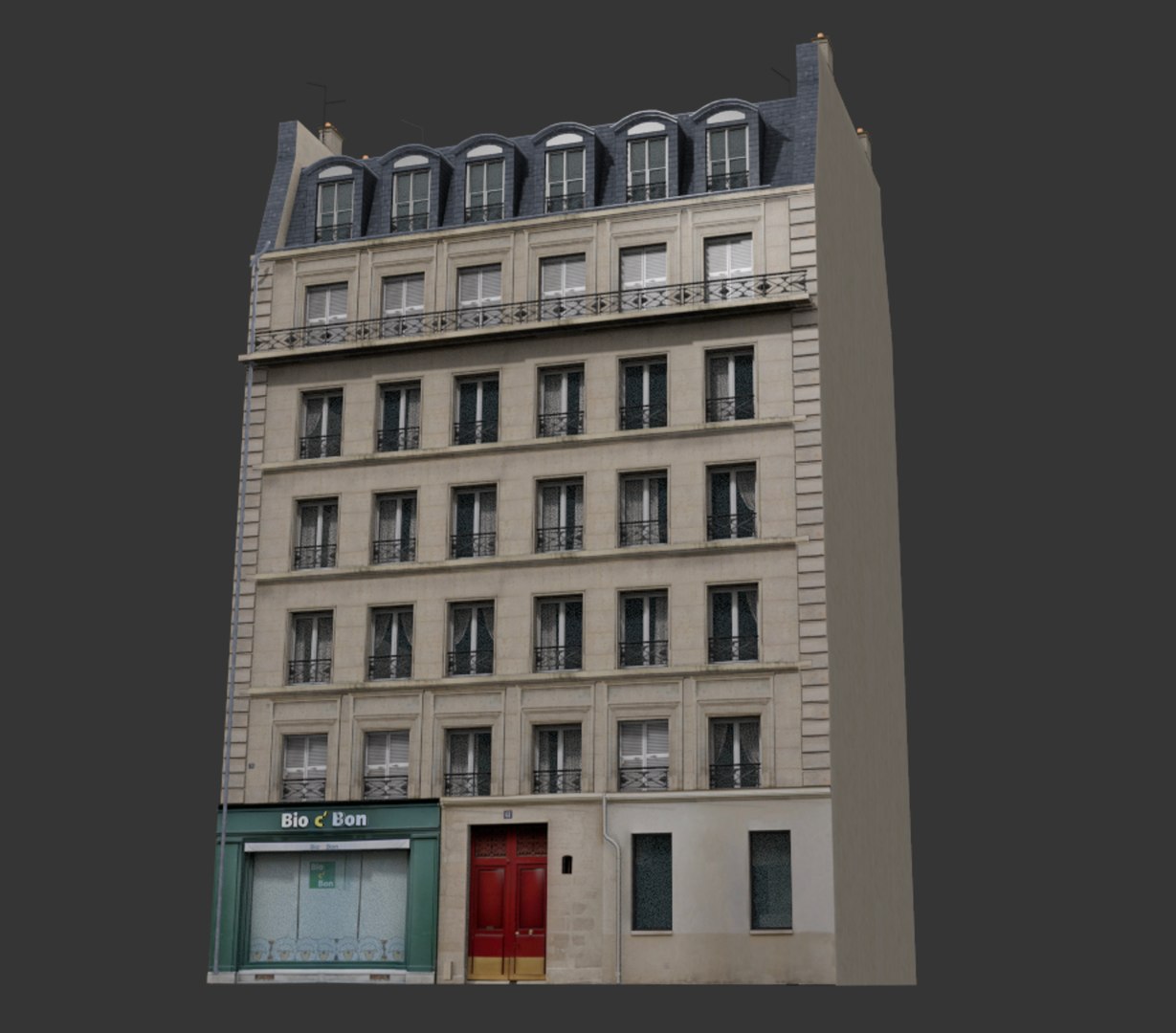 Photorealistic Paris Building 06 3D - TurboSquid 1785769