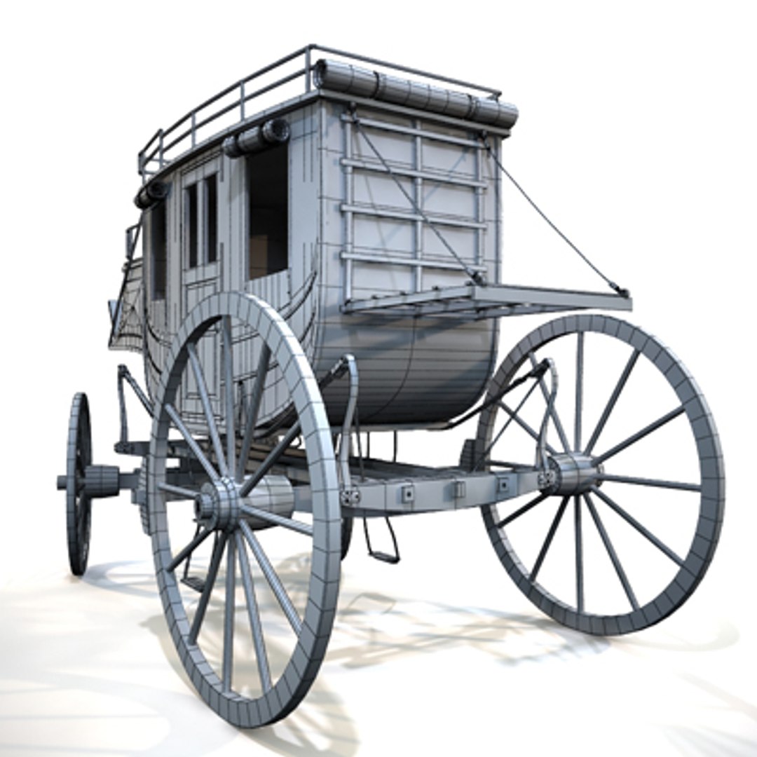 Stagecoach Coach Obj