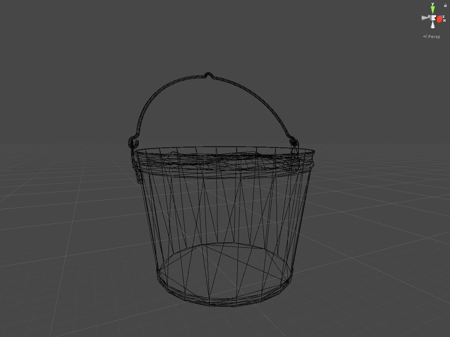 Bucket Metal Model - TurboSquid 1598244