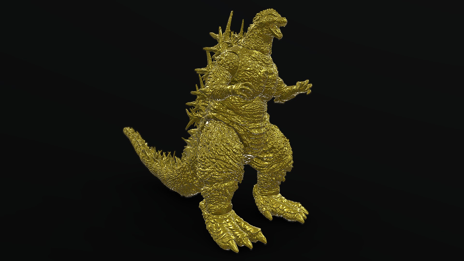 3D Golden Godzilla Minus One - Goldzilla - TurboSquid 2367556