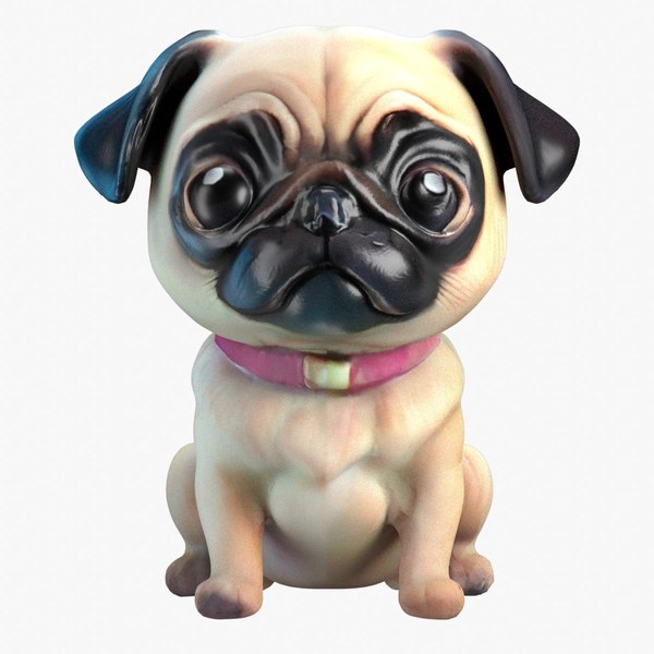 modelo 3d Modelo 3D de Pug estilizado premium de Pugsy gratis ...