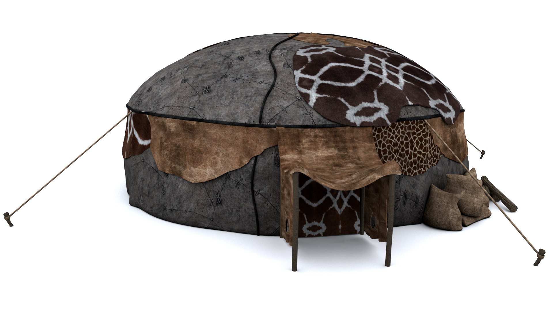 3D Nomad Tent Model - TurboSquid 1572166