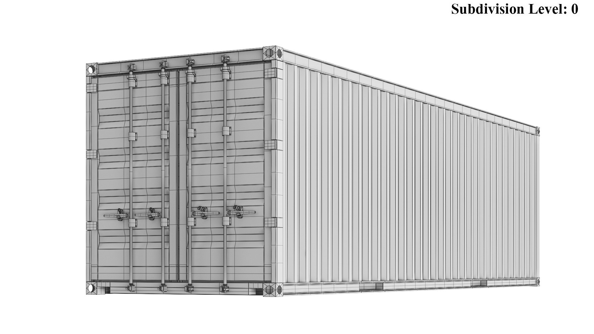 3D Model Detailed Shipping Container 03 - TurboSquid 2224687