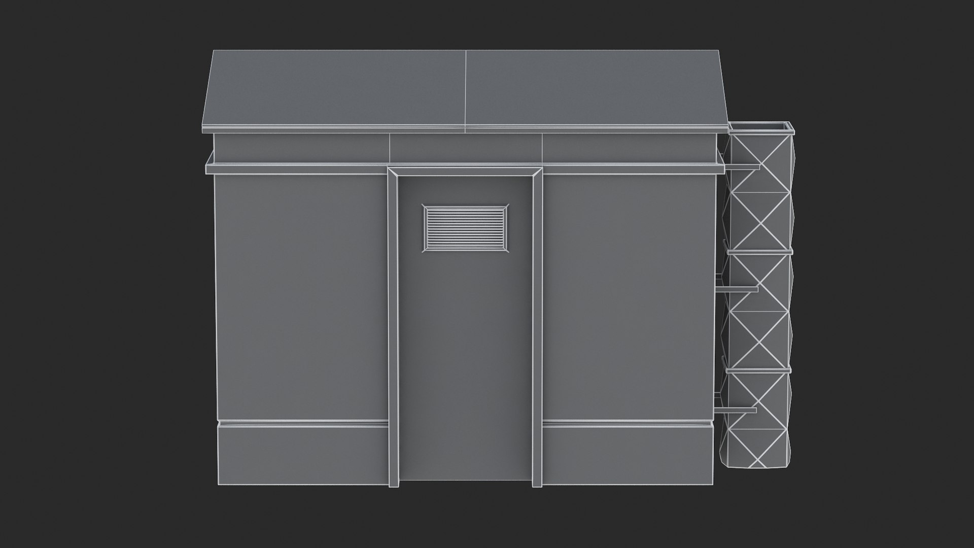 3D Roof Rooftop Model - TurboSquid 1532390