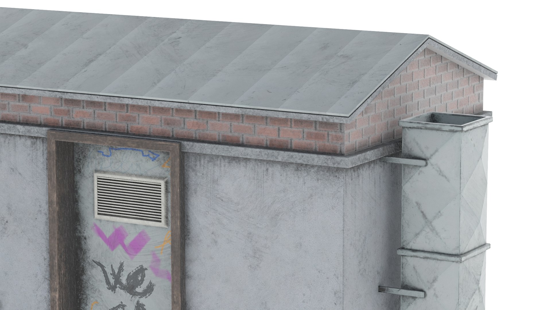 3D Roof Rooftop Model - TurboSquid 1532390