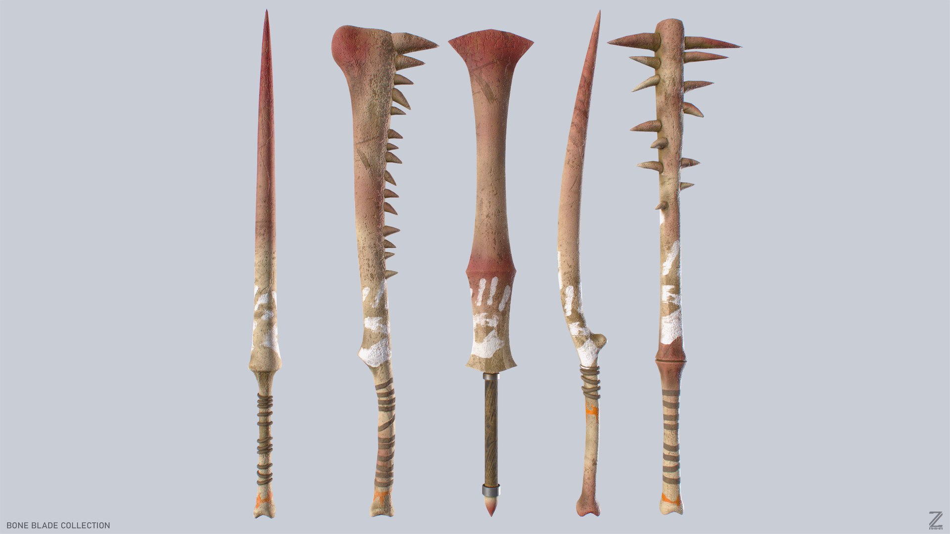 Bone Blade Collection 3D Model - TurboSquid 2418458