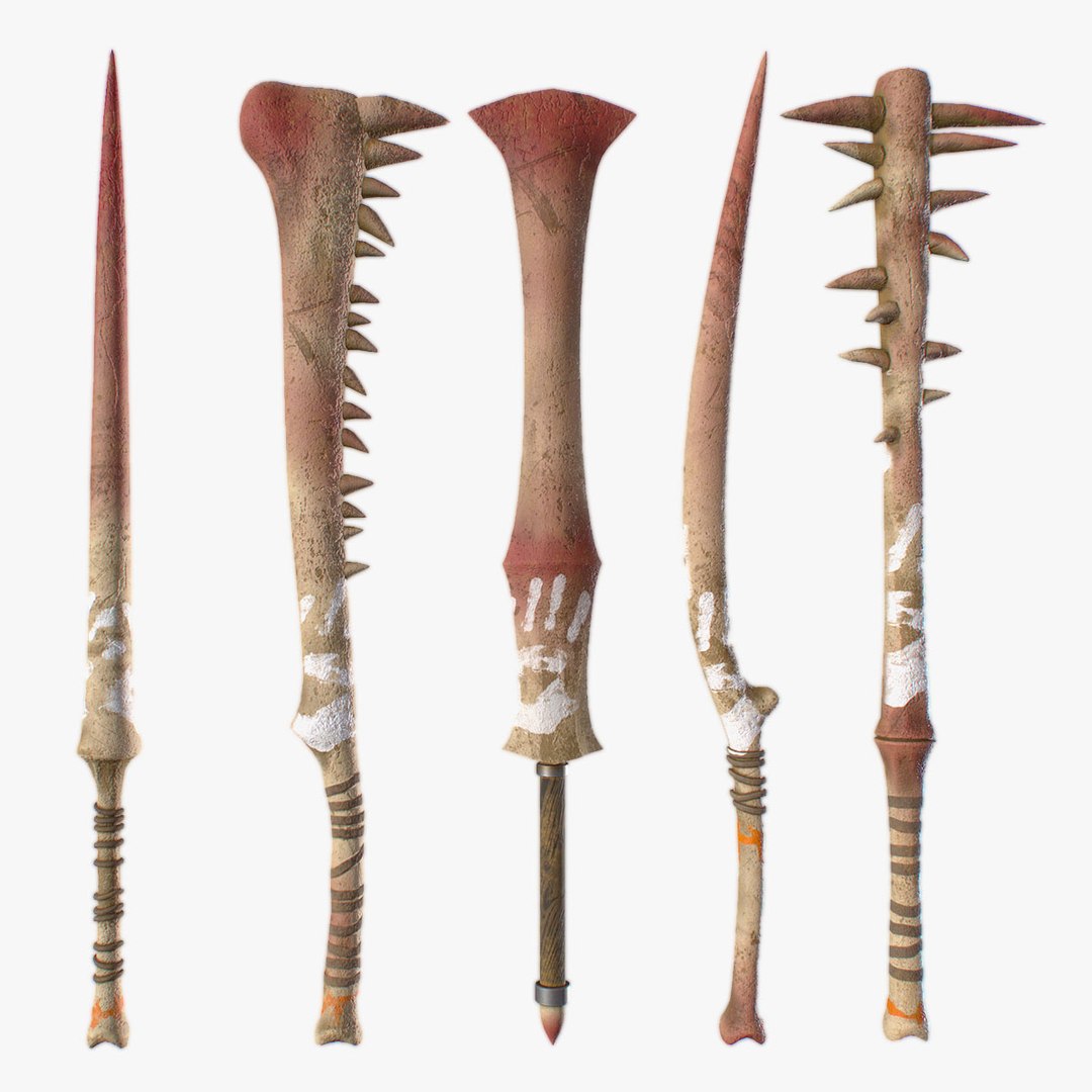 Bone Blade Collection 3D Model - TurboSquid 2418458