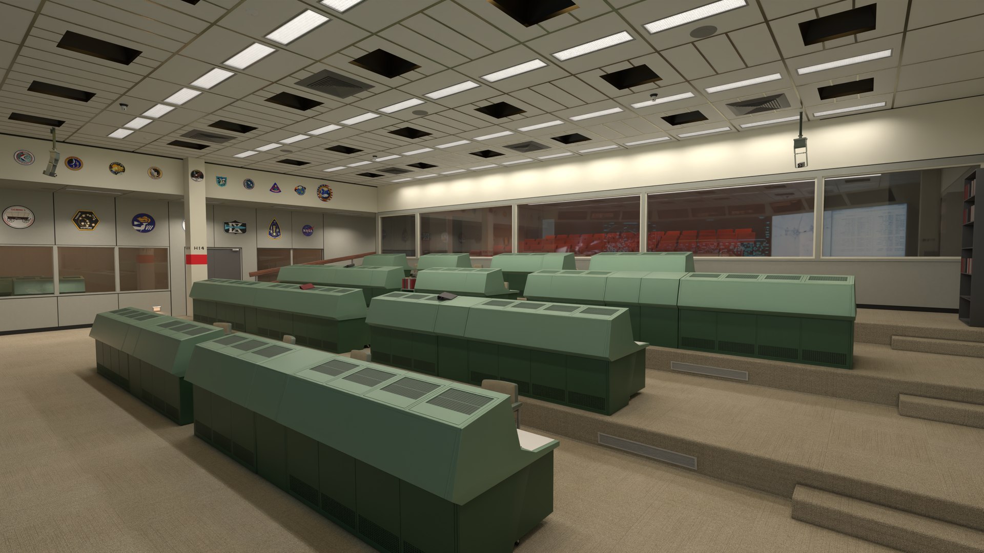 Apollo Mission Operations And Control Room 3D Model - TurboSquid 2344504