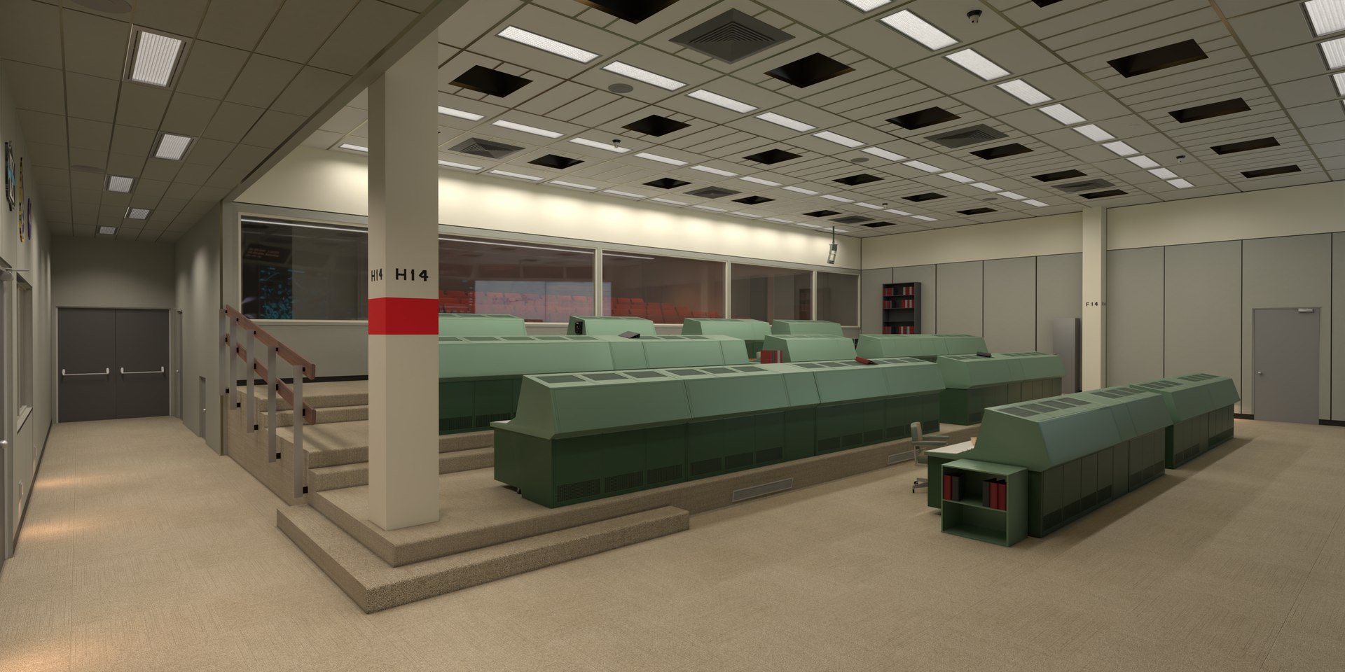 Apollo Mission Operations And Control Room 3D Model - TurboSquid 2344504