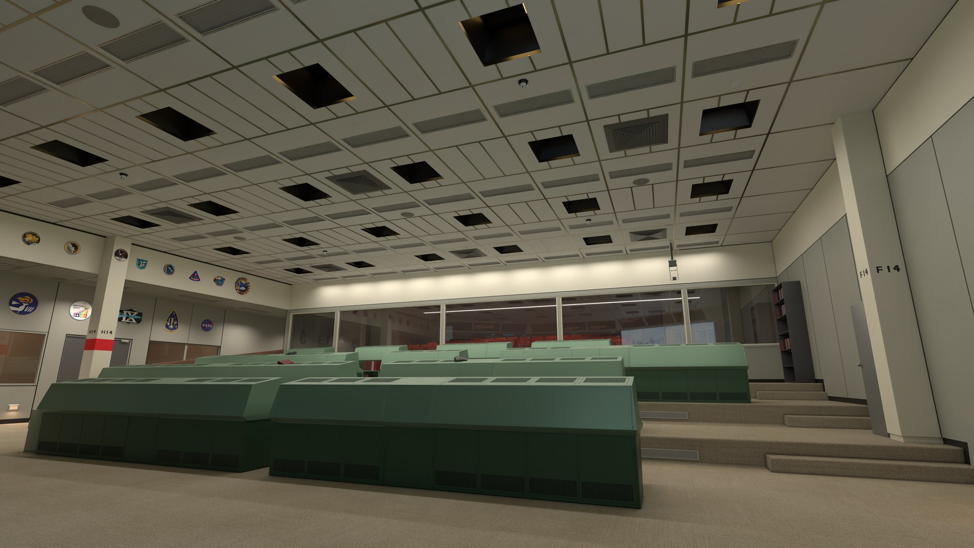 Apollo Mission Operations And Control Room 3D Model - TurboSquid 2344504