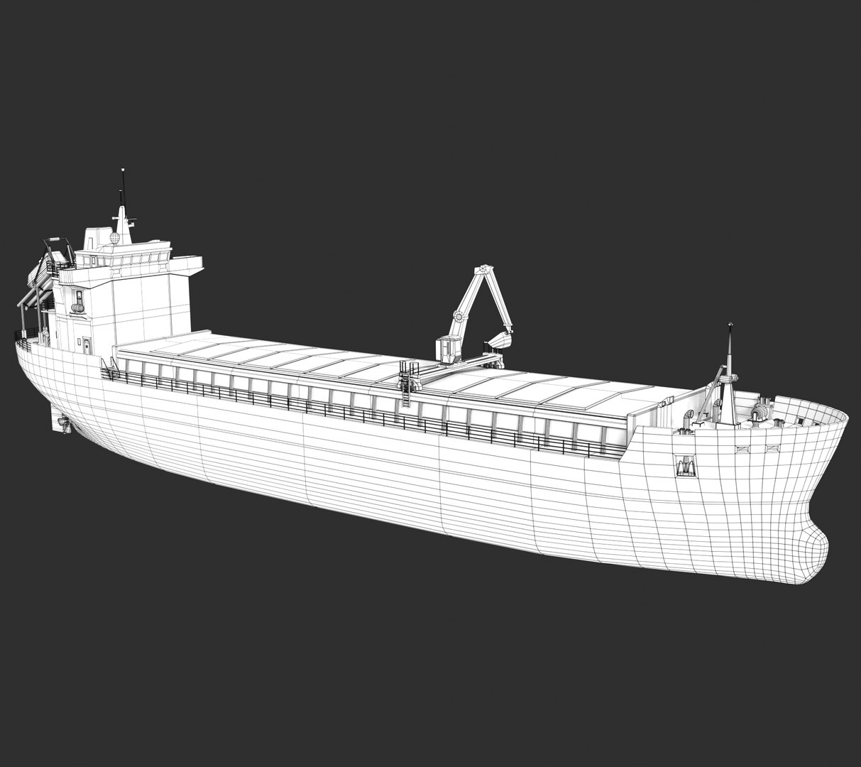 3D Model Cargo Ship - TurboSquid 1587253