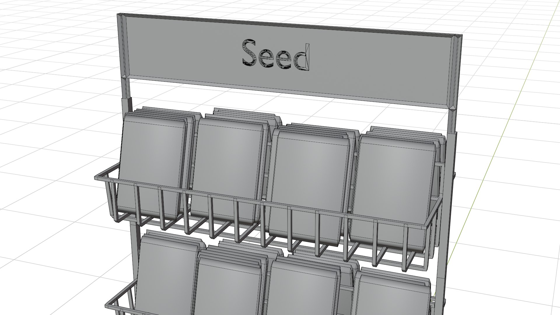 Seed Display 3D Model - TurboSquid 1922458