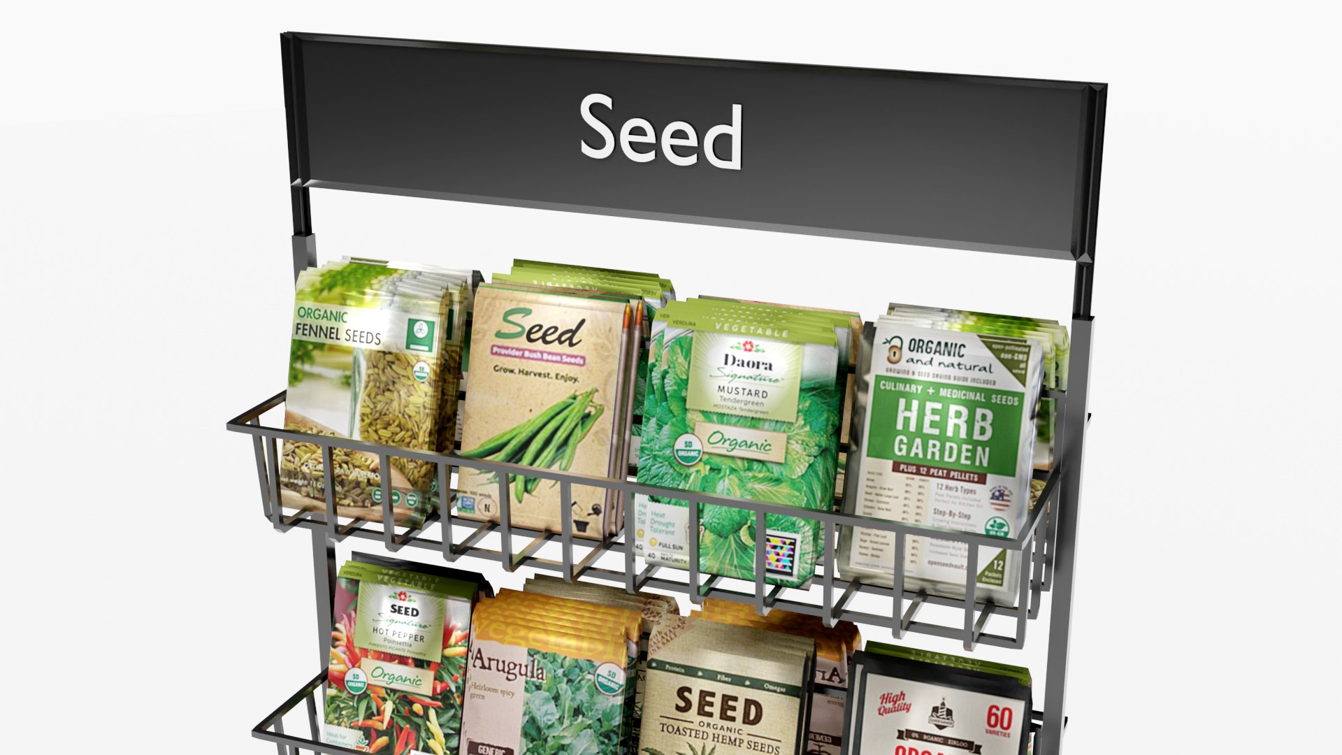Seed Display 3D Model - TurboSquid 1922458