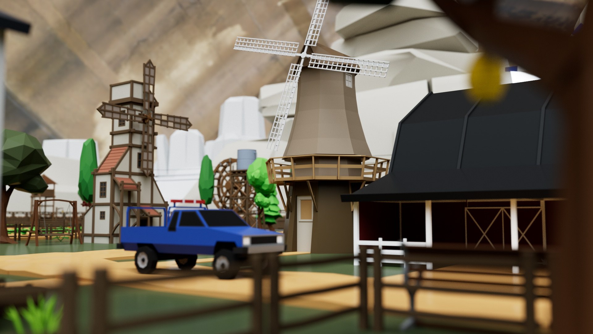 3D Farm House And Animals Mega Pack For Game Ready - TurboSquid 2334523