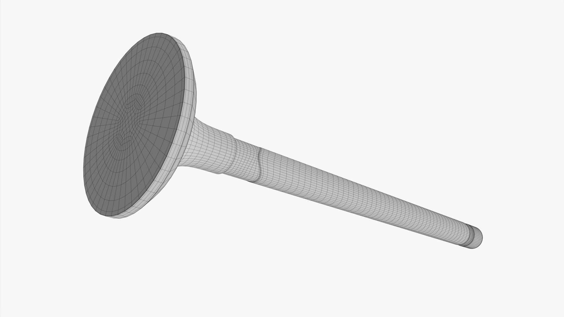 Internal combustion engine valve model - TurboSquid 1934118