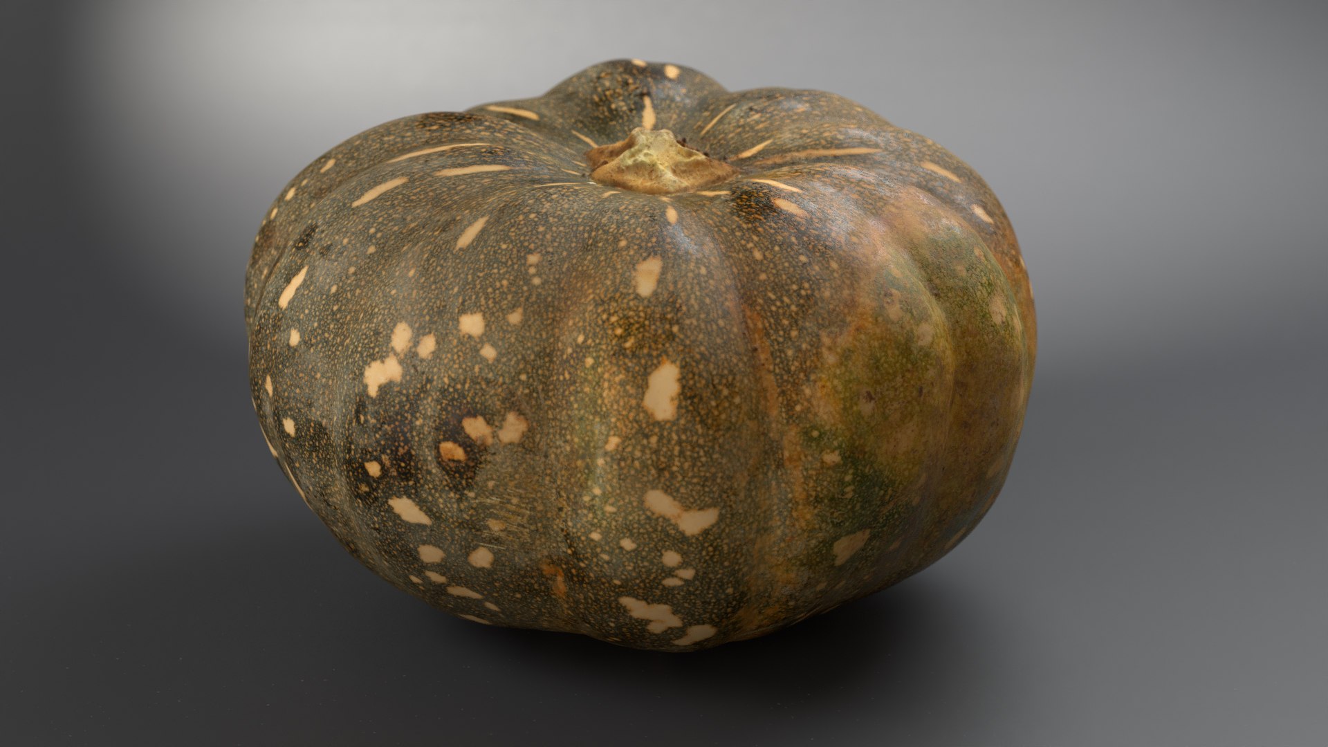 3D model green spotted pumpkin - TurboSquid 1275957