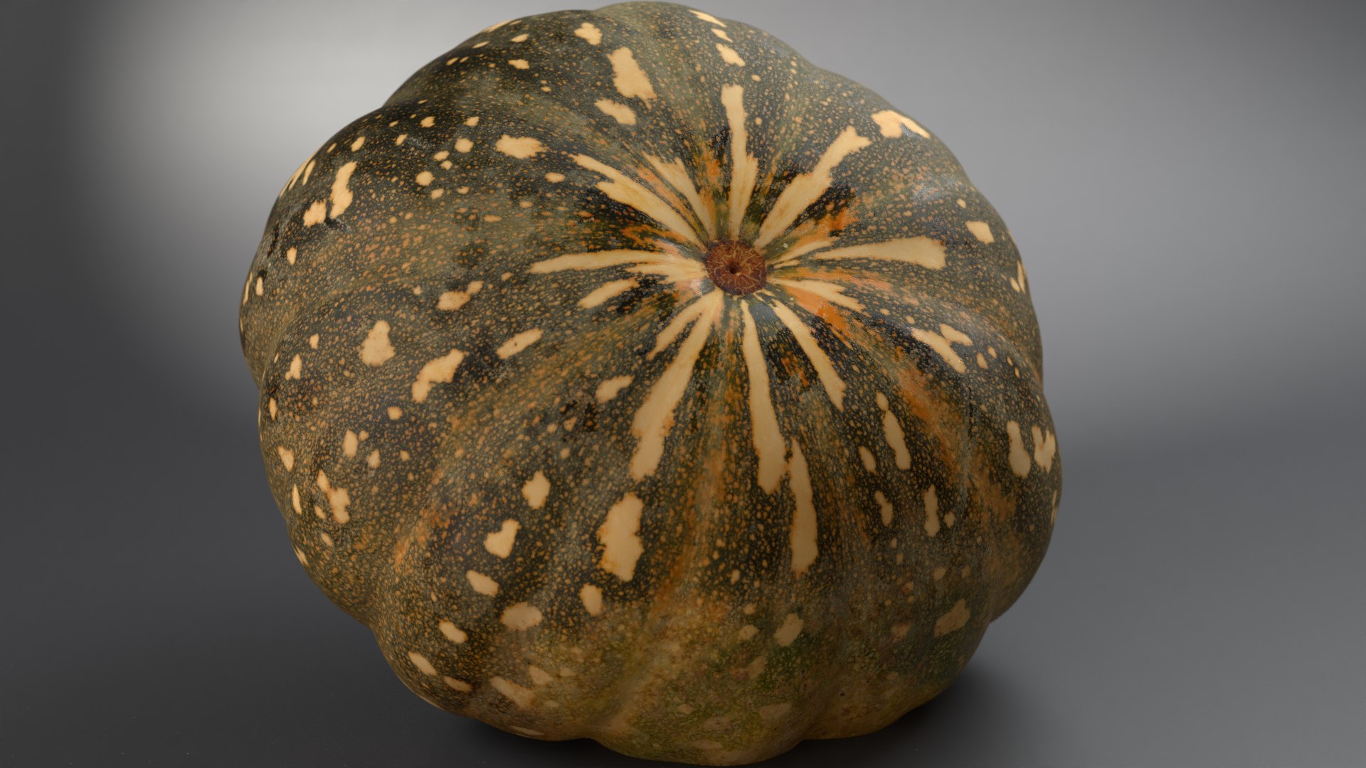 3D model green spotted pumpkin - TurboSquid 1275957