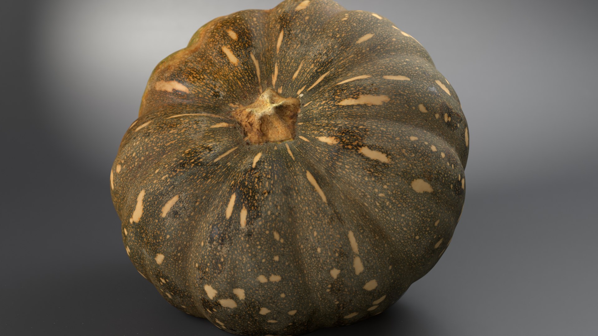 3D model green spotted pumpkin - TurboSquid 1275957