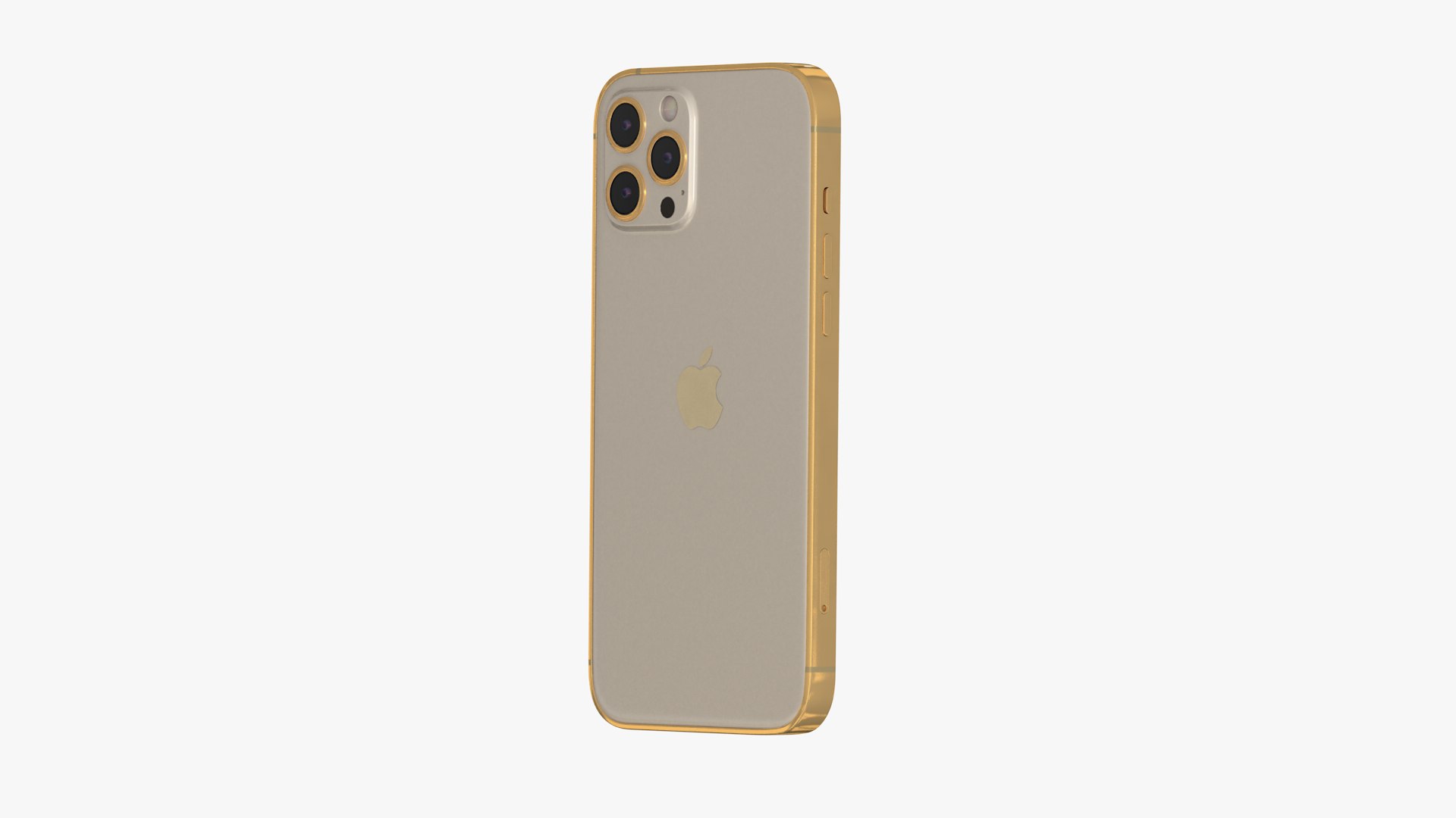 Apple IPhone 12 Pro Max Gold 8K 3D Model - TurboSquid 1726091