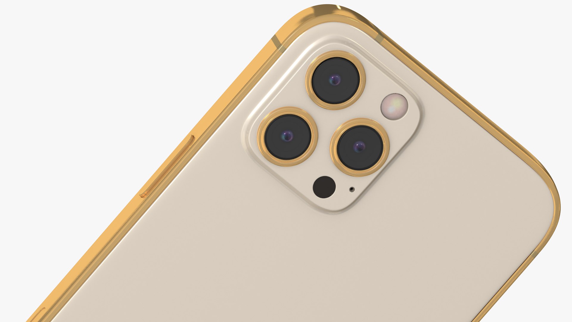 Apple IPhone 12 Pro Max Gold 8K 3D Model - TurboSquid 1726091
