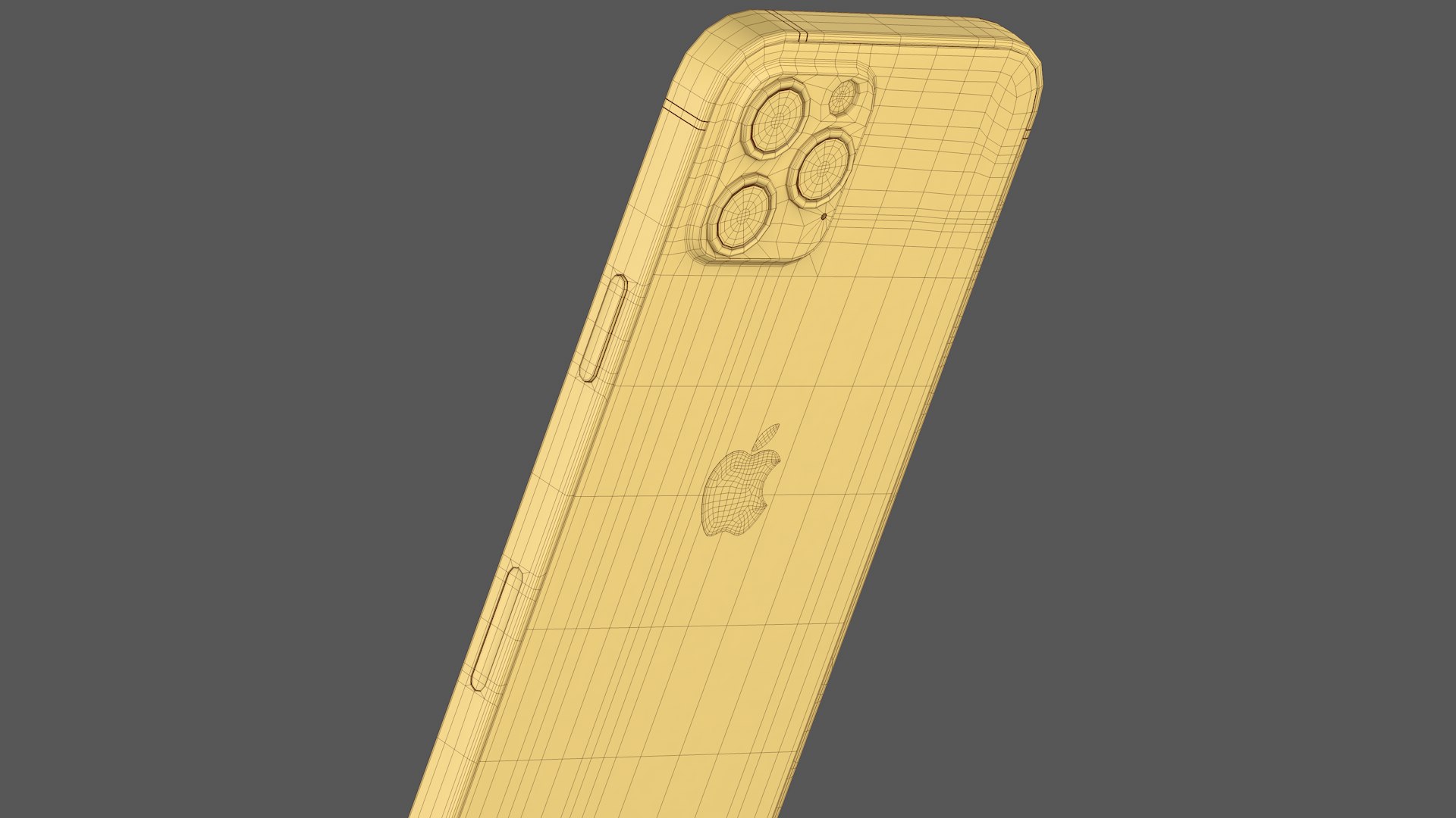 Apple IPhone 12 Pro Max Gold 8K 3D Model - TurboSquid 1726091