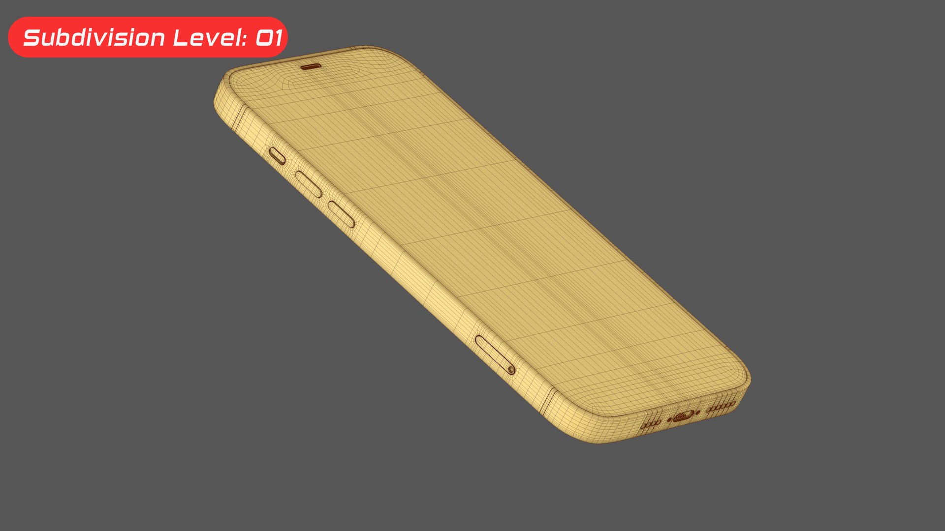 Apple IPhone 12 Pro Max Gold 8K 3D Model - TurboSquid 1726091