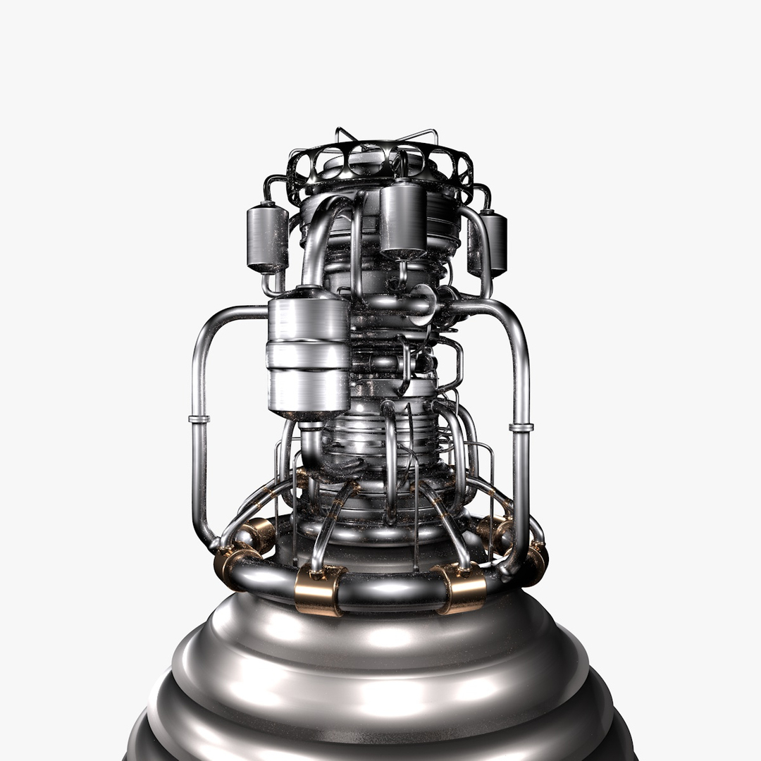 3d Rocket Engine Model
