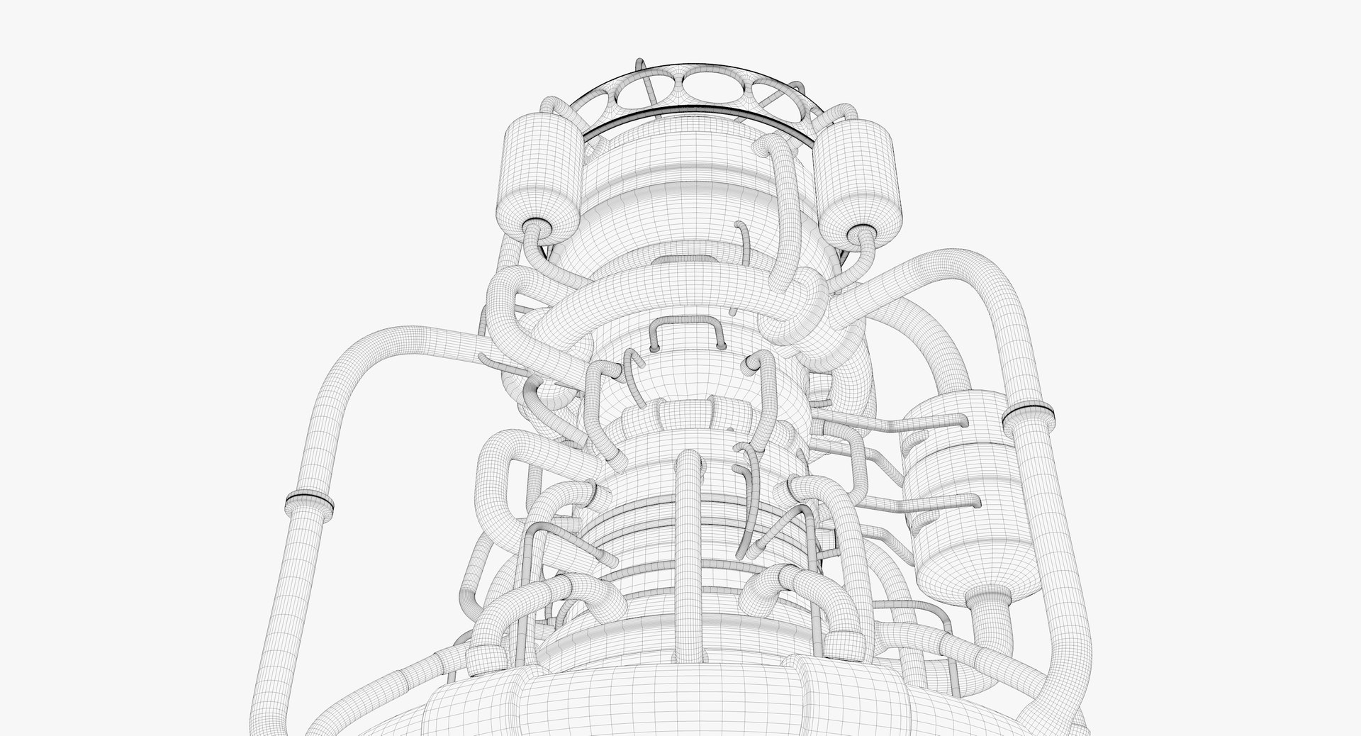 3d Rocket Engine Model