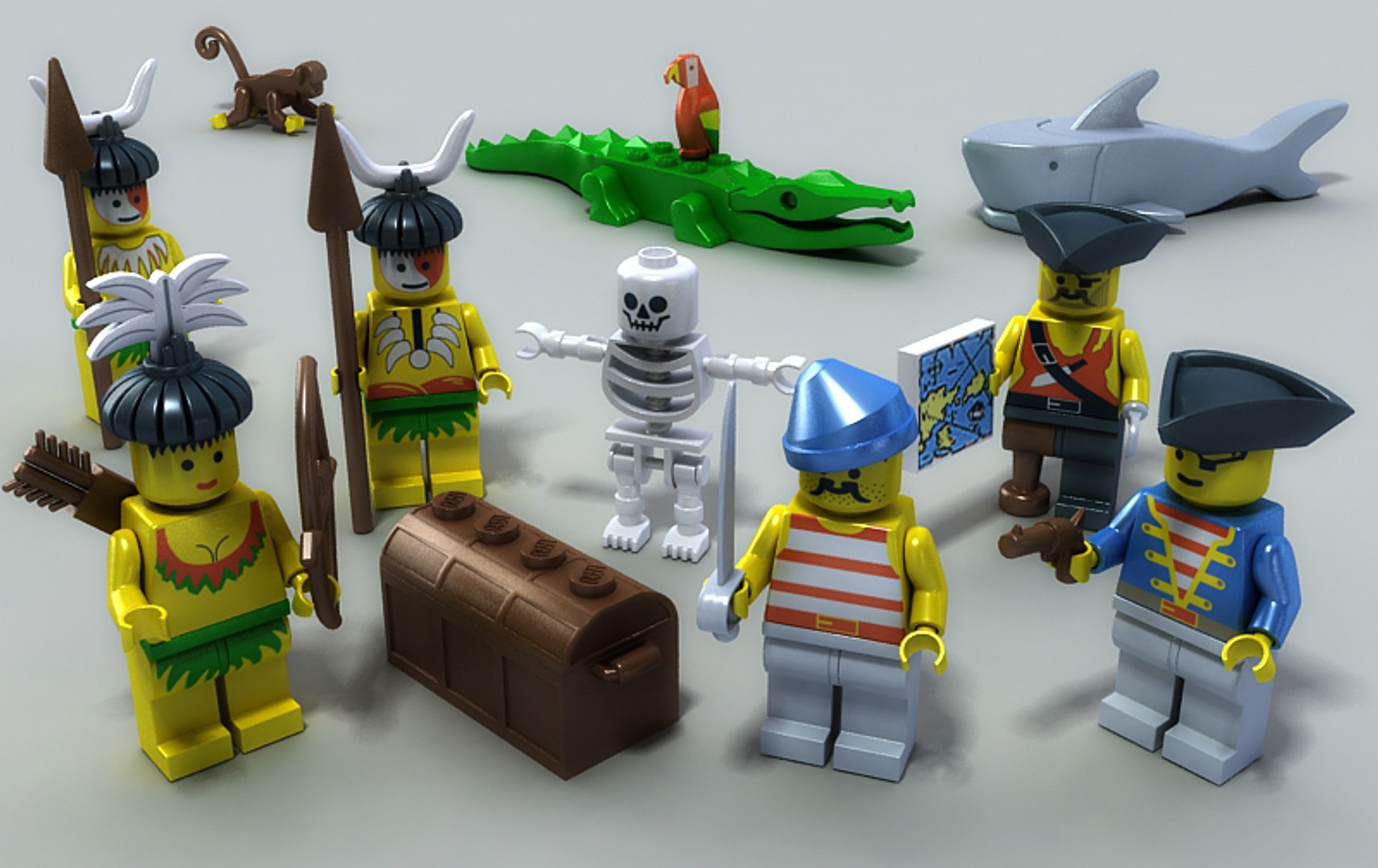 3ds max lego figures