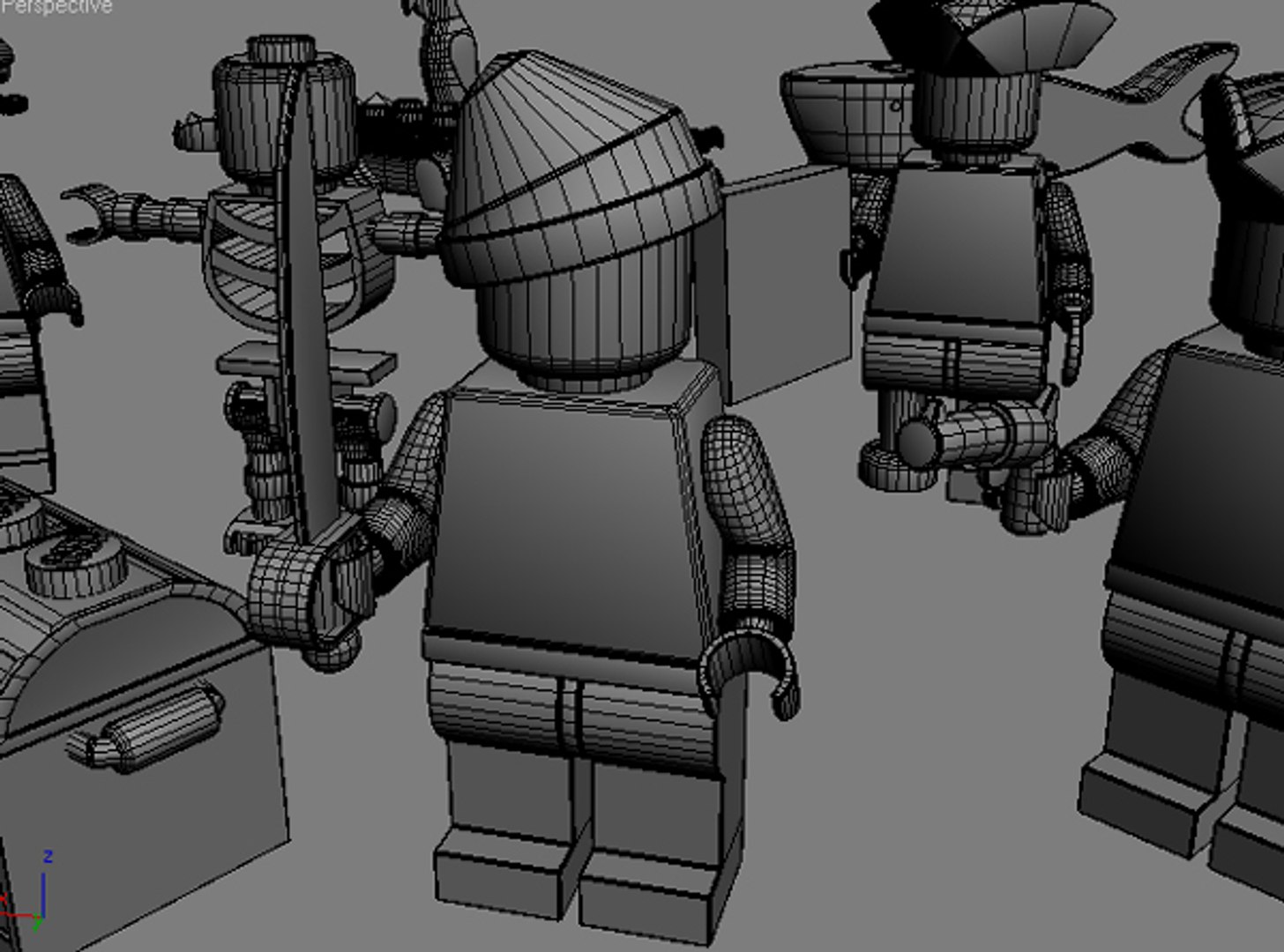 3ds max lego figures