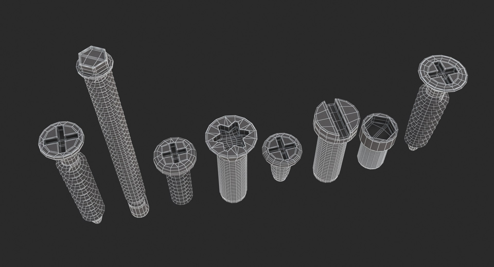 3D Tools Screw Model - TurboSquid 1334232