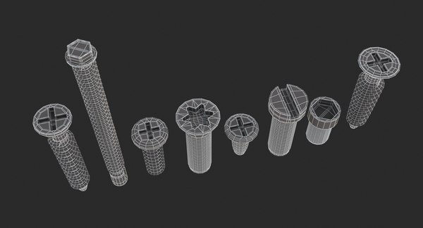3D tools screw model - TurboSquid 1334232