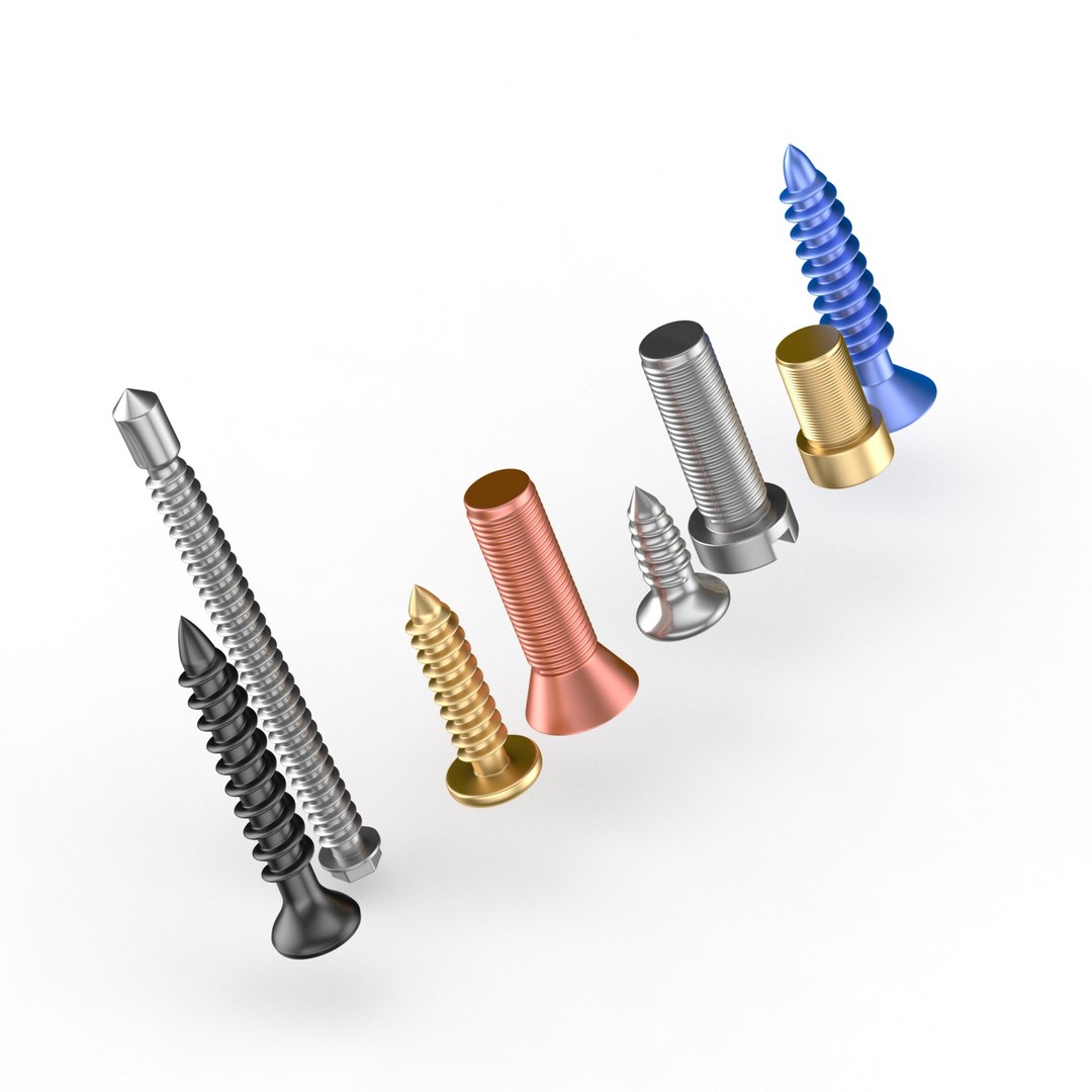 3D Tools Screw Model - TurboSquid 1334232