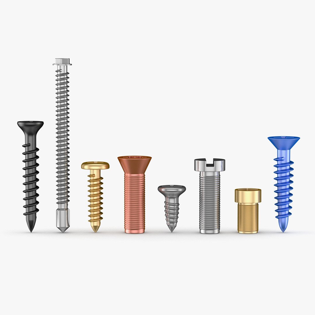 3D Tools Screw Model - TurboSquid 1334232