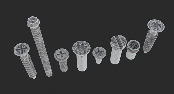3D tools screw model - TurboSquid 1334232