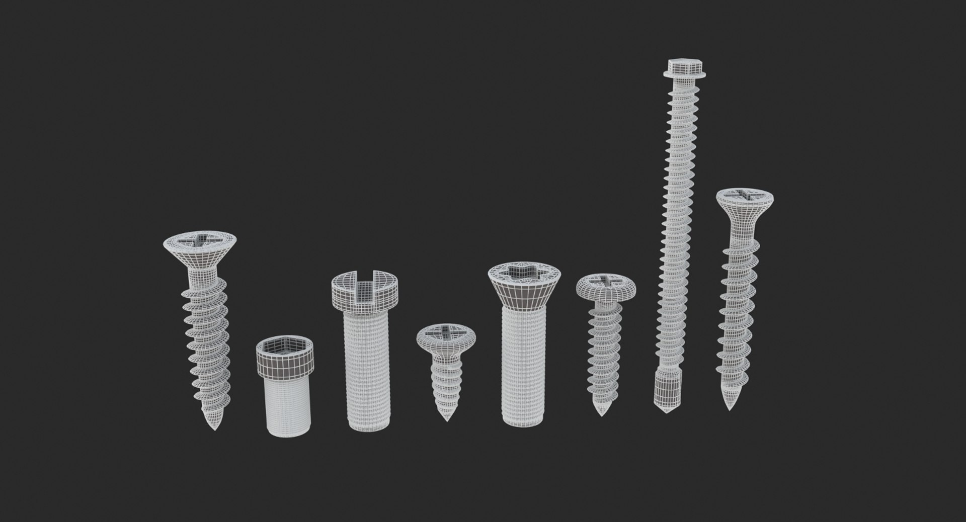 3D Tools Screw Model - TurboSquid 1334232