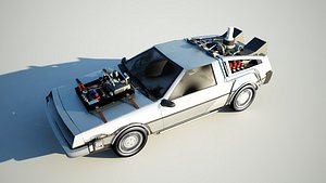 3D Delorean Time Machine Models - Browse & Download Formats - TurboSquid
