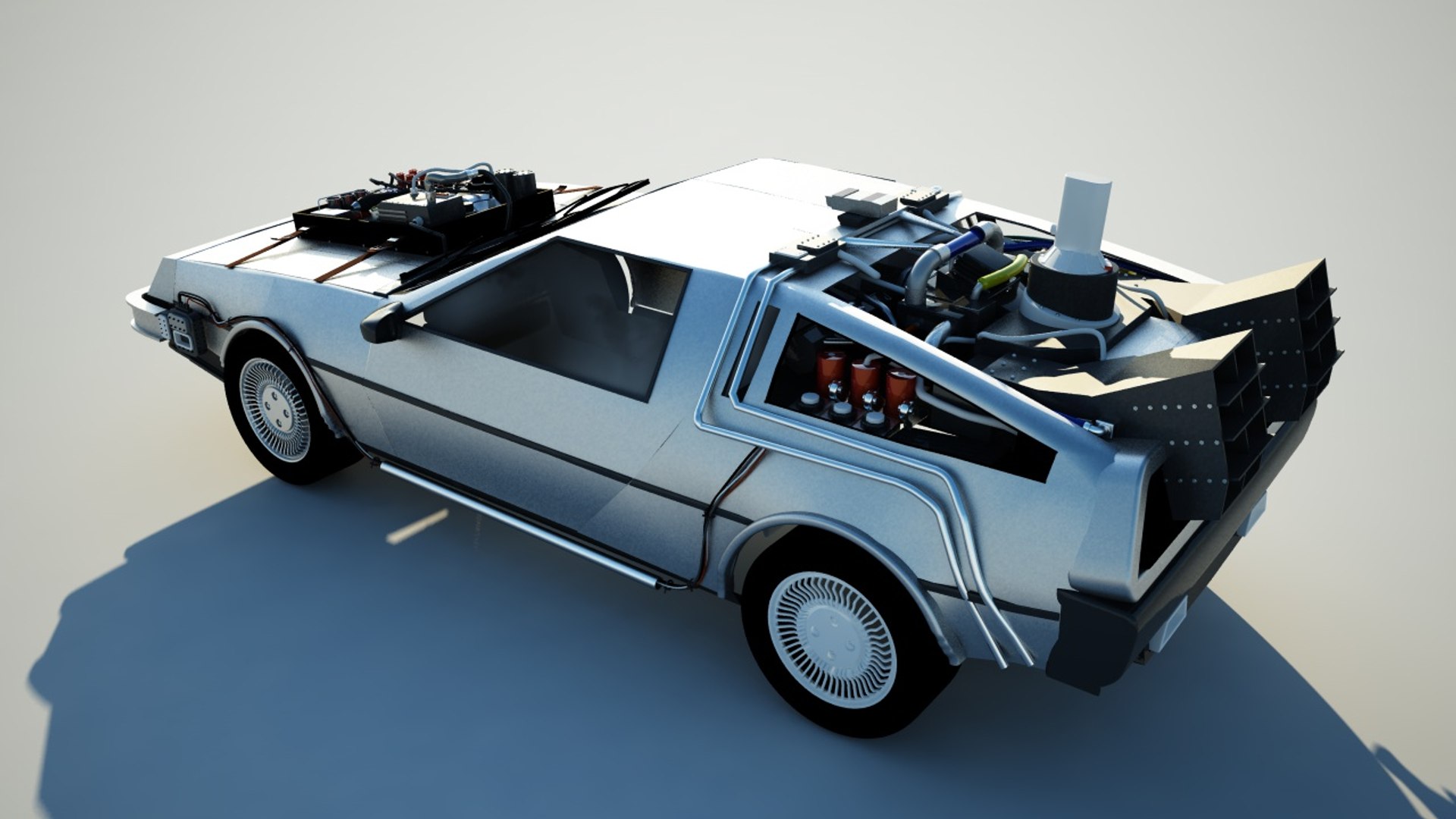 3dsmax Delorean Time Machine