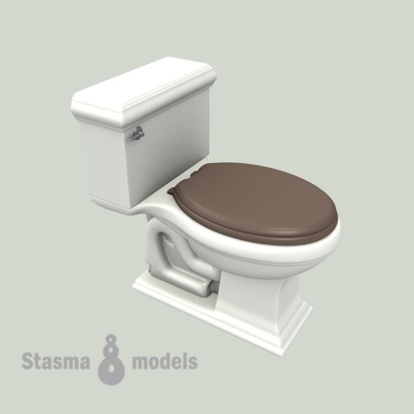 3d model of wc lavatory bathroom
