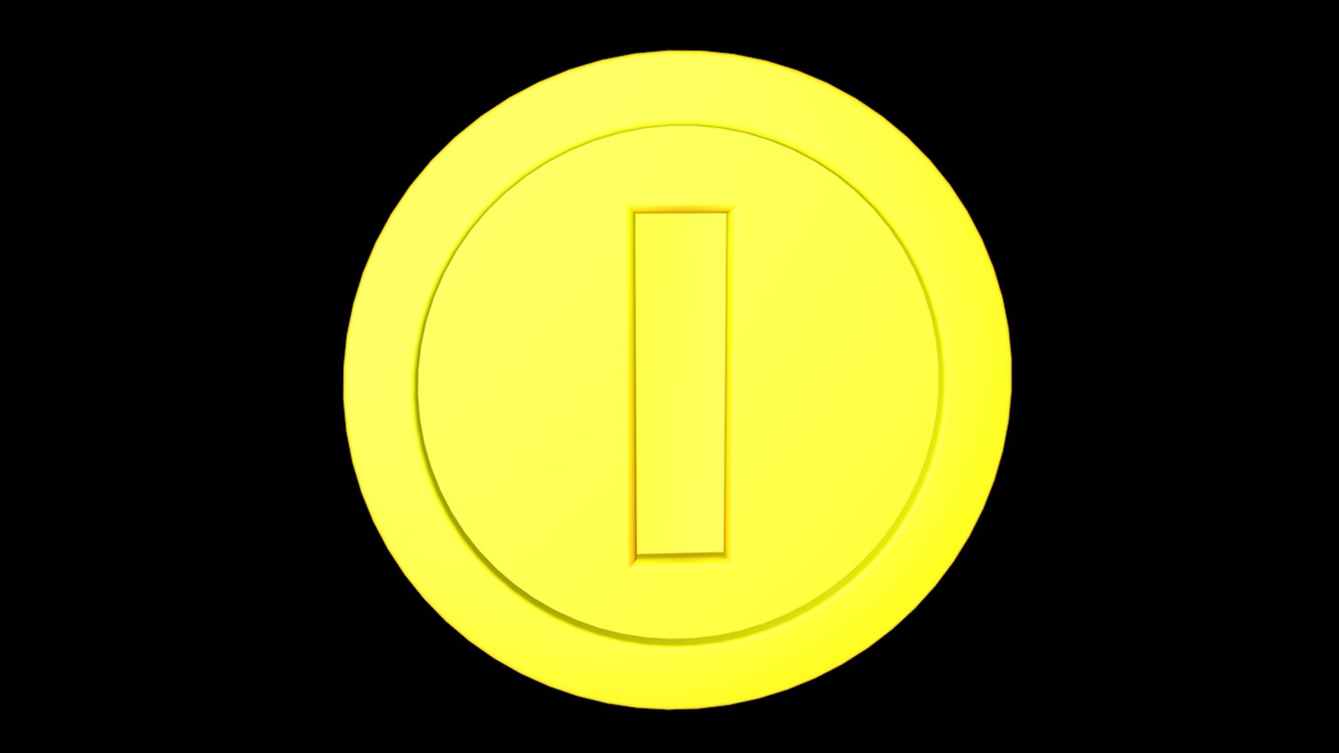 Coin Super Mario 3D Model - TurboSquid 1609043