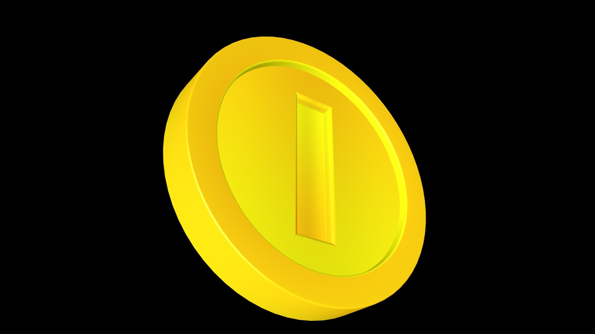 Coin Super Mario 3D Model - TurboSquid 1609043