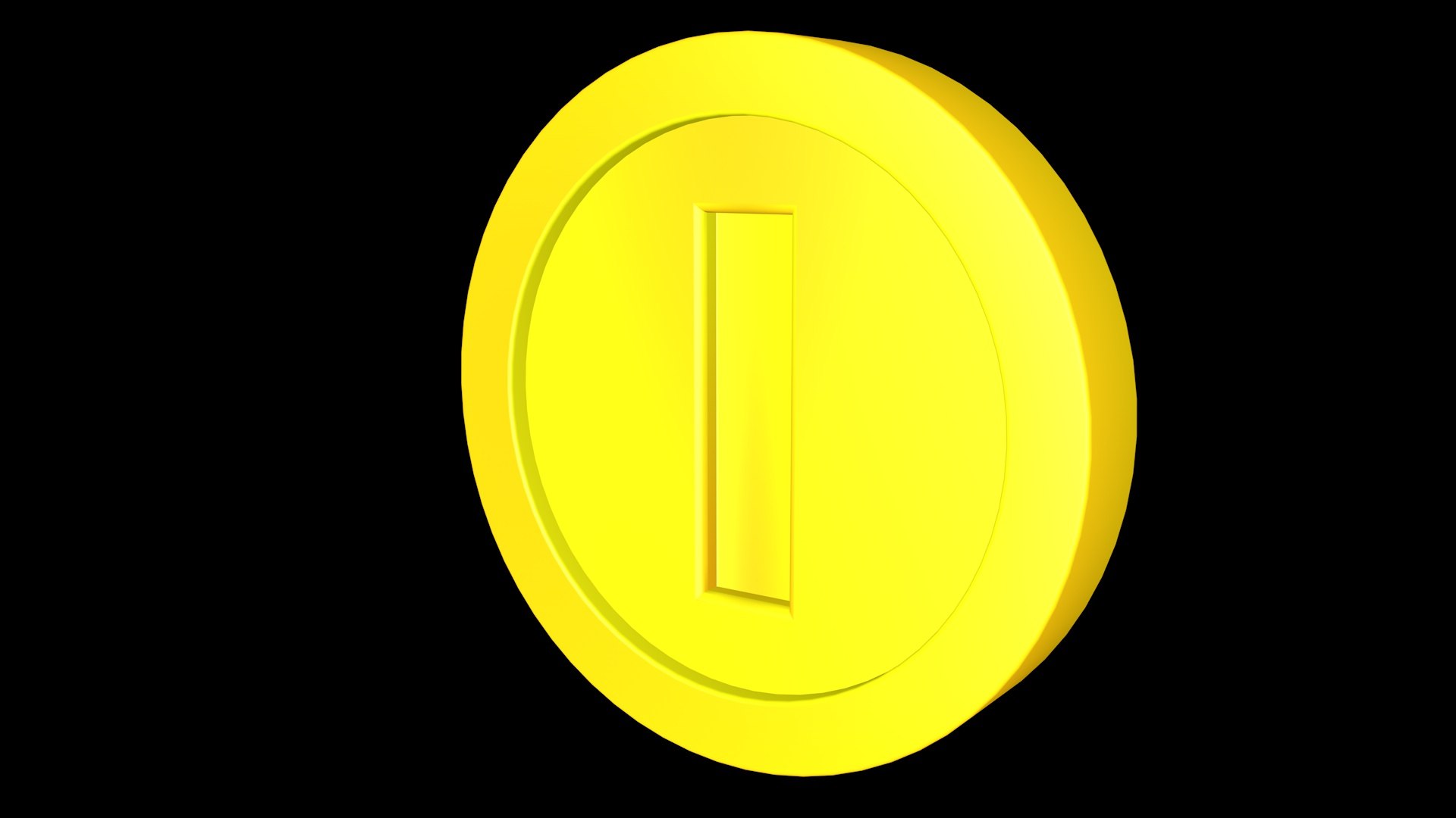 Coin Super Mario 3D Model - TurboSquid 1609043