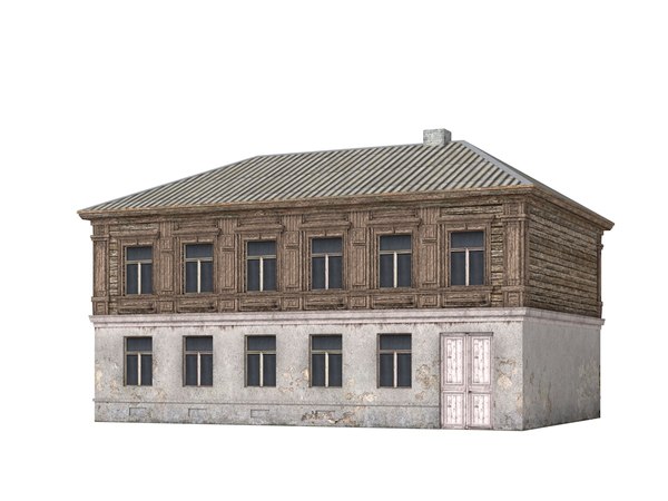 3d model old building