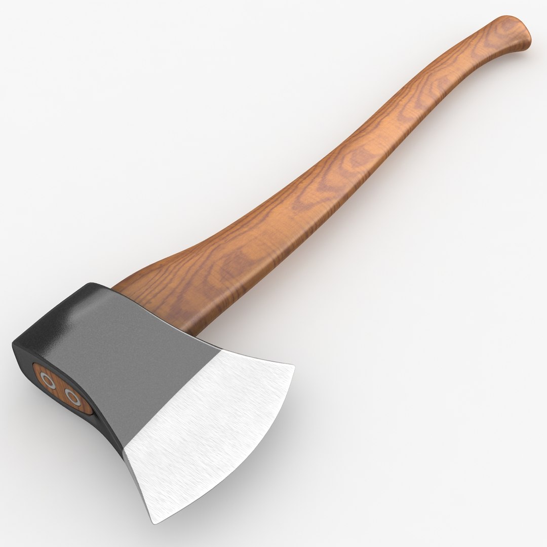 3ds realistic axe 1