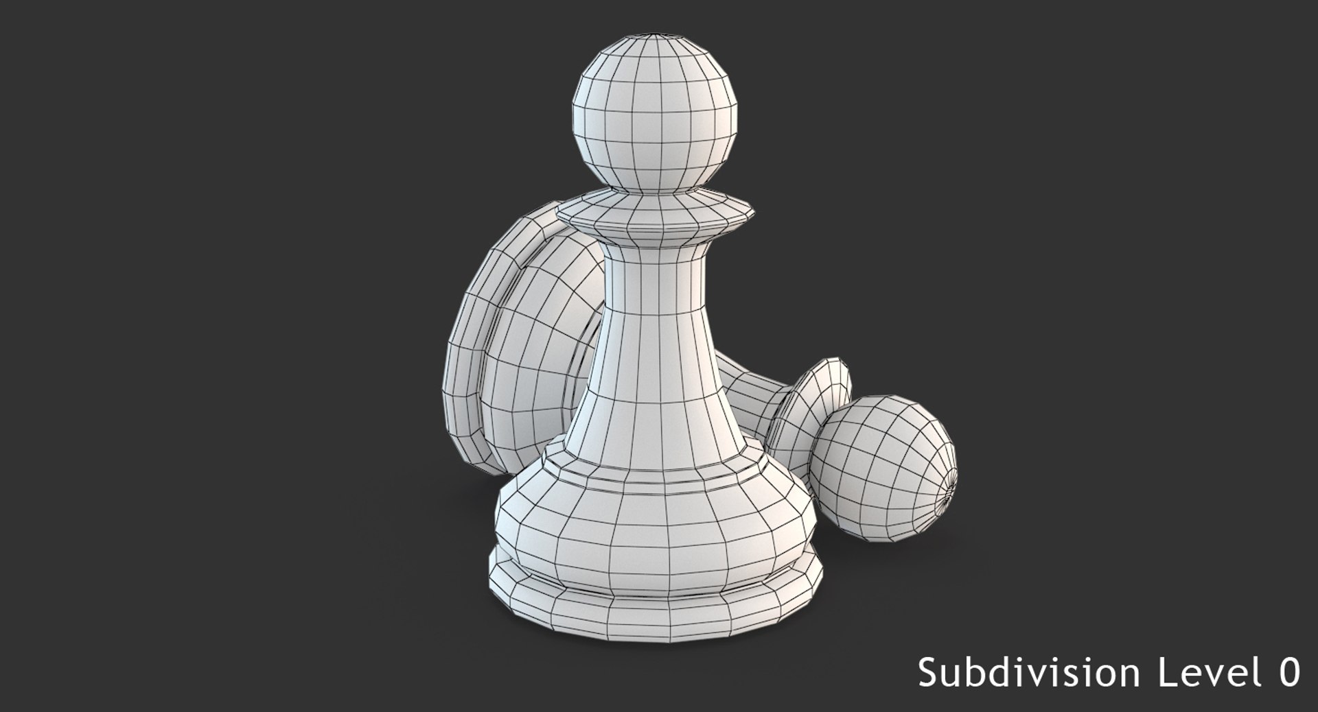Chessmen Pawn Chess Piece 3D Model - TurboSquid 1429929