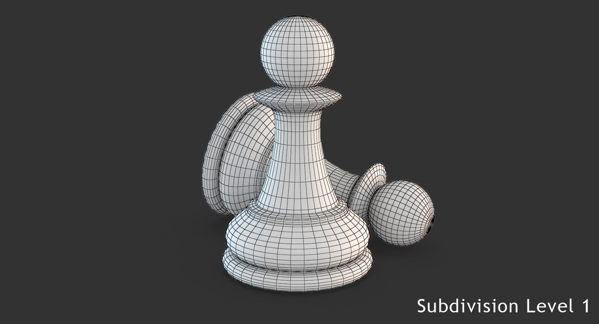 Chessmen Pawn Chess Piece 3D Model - TurboSquid 1429929