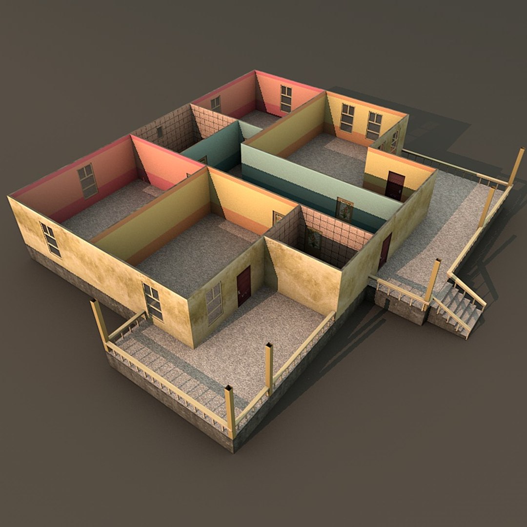 3d Model House Interior Building