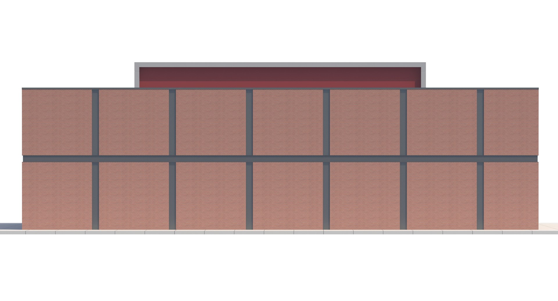 Commercial Movie Theater Building 3D Model - TurboSquid 1263268