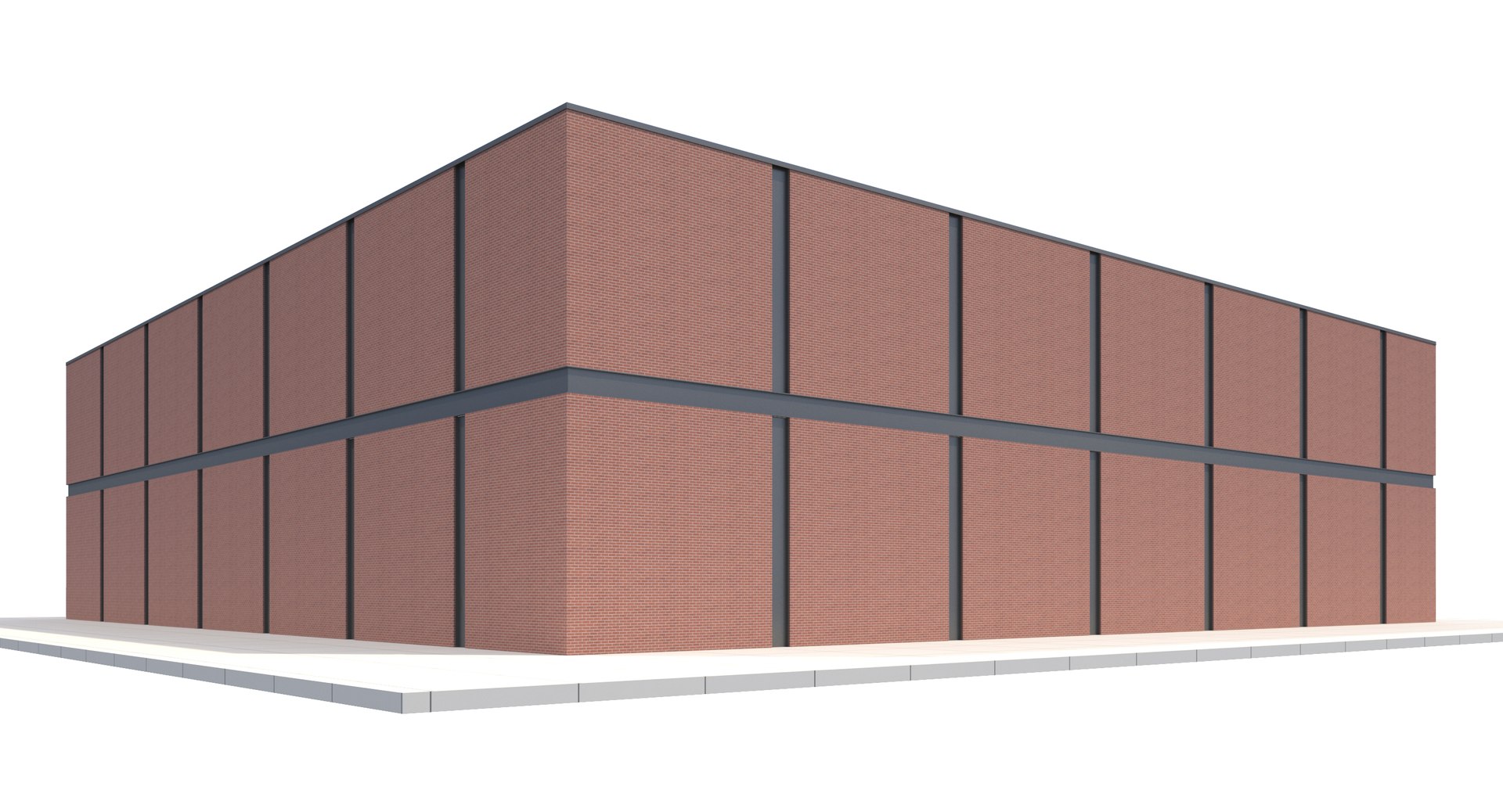 Commercial Movie Theater Building 3D Model - TurboSquid 1263268