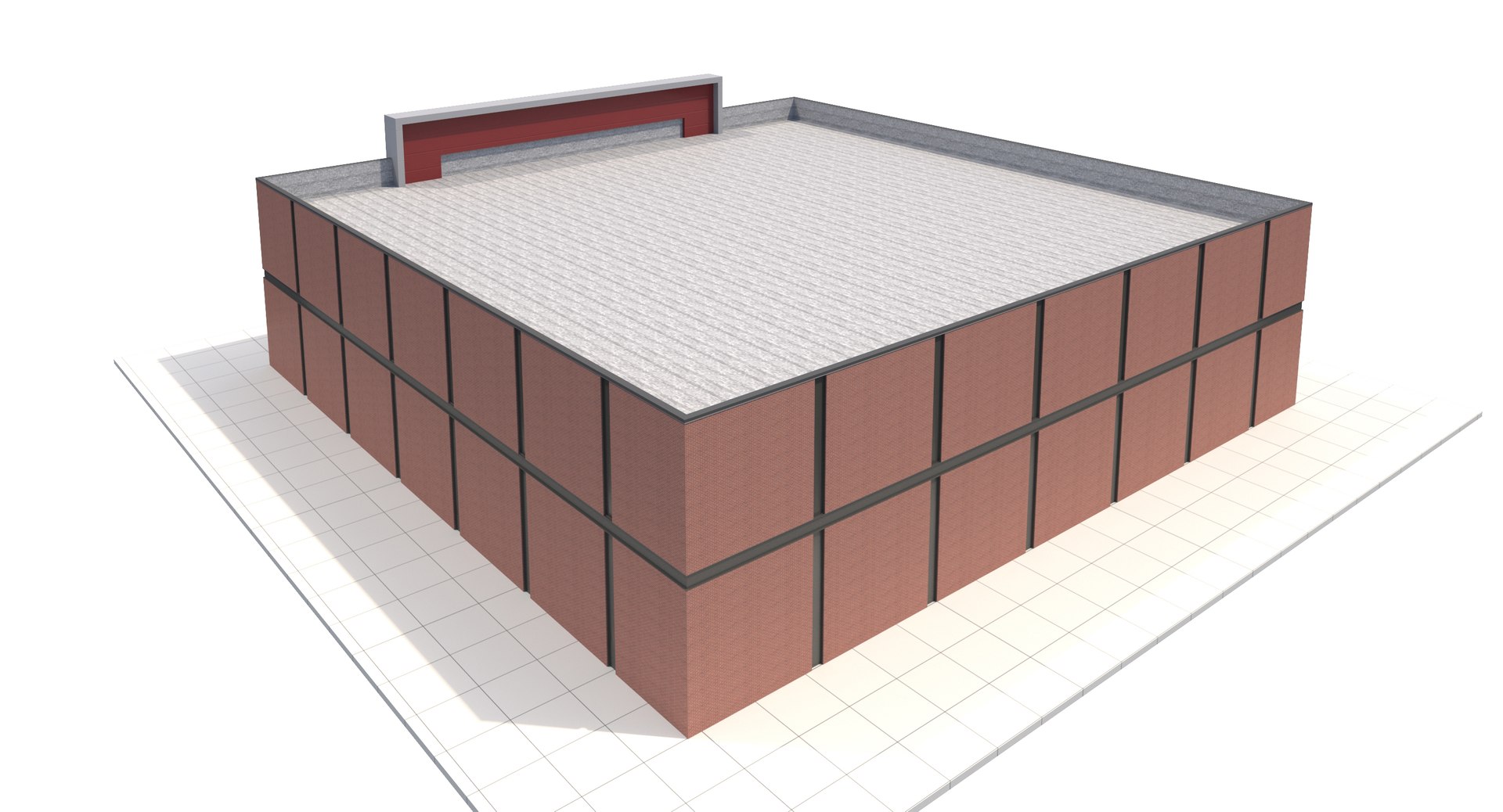 Commercial Movie Theater Building 3D Model - TurboSquid 1263268